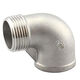 Buy Wholesale China Cast Stainless Steel Pipe Fittings 2 Inch Ss 304 Ss316 Npt Bspt Threaded 90 ...