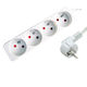 China Type E - French 4 Gang Power Strip 1.5m Cable, 16A on Global ...