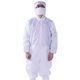 Electrically conductive cloth taped disposable clean room garments ...