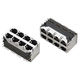 Buy Wholesale China 2x4 Stacked Modular Jacks, Rj45, Shielded With Emi ...