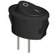 Oval on-off rocker switch 6A/12A 250VAC for PCB mounting with UL, cUL ...