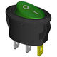 Buy Wholesale China Oval on-off green lighted rocker switch 6A/12A ...