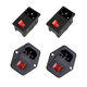 Buy Wholesale China Inlet Module 3 Pin Male Power Connector Socket Plug ...
