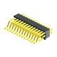 Pin Header 1.27mm 0.05'' Pitch, Dual Row SMT Type with locating peg for ...