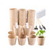 Molded pulp paper biodegradable flower pot OEM Disposable Pulp Paper ...