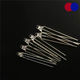 3mm Through-hole LED 3-Pin Water color lens RB Bri-Color Emitting ...