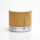 Buy Wholesale China Round Shape Portable Wireless Wooden Mini Bamboo ...