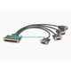 Buy Wholesale China Db37 To 4 Db9 Uart Cable Adapter & Db37 To Db9 ...
