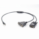 USB to Serial and Parallel Adapter Cable USB A to 9 Way RS-232 and 25 ...