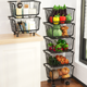 Multifunctional shelving kitchen storage racks multilayer removable ...