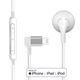 Apple part iphone earpod earphone earbud headset with lightning connector MFI certified mic ...