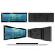 Lcd advertising display video screen Shelf edge ultra wide screen ...