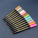 Metal Permanent marker water-based paint pen soft tip brush note marker ...
