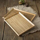 Buy Wholesale China Solid wood beveled edge tray, log color tea tray ...