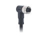 Buy Wholesale China M12 T Code Female Angled Connector 4 Pin Molded ...