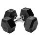 Buy Wholesale China Gym Hex Dumbbells Rubber Encased Solid Weights Sets ...