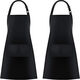 Buy Wholesale China 2 Pack Adjustable Bib Apron Waterdrop Resistant With 2 Pockets Cooking ...