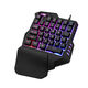 Buy Wholesale China One Hand Rgb Gaming Keyboard,usb Wired Rainbow ...
