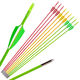 Buy Wholesale China 6mm Colorful Fiberglass Hunting Arrows Archery ...