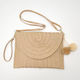 Buy Wholesale China Paper Straw Clutch Bags,crossbody,with Pu Shoulder ...