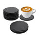 Buy Wholesale China Jinn Home Black Natural Rock Coasters Cup Mat Round ...