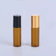 Buy Wholesale China 10ml Roll On Glass Perfume Bottle Empty Amber Essential Oil Bottle With ...