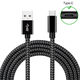Buy Wholesale China Nylon Braided Cord 3a Quick Charge Data Charger Usb ...