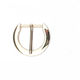 Buy Wholesale China Wholesale Light Gold Plated Semicircle Shape Zinc ...