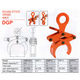 Buy Wholesale China 1t Dgp Lift Clamps Round Stock Grab 0.5 Ton - 5 Ton ...