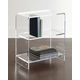 China Customize acrylic tier racks bedside table book shelf display ...