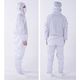 Electrically conductive cloth taped disposable clean room garments ...