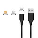 Magnet Charger USB-C Cable With Type-C Micro USBA lOS For Phone And ...