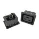Rewireable panel cable mount IEC 320 C19 snap in outlet AC power socket ...