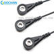 Emg ekg ecg snap button cable with micro 5p connector Heart computer ...