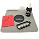 Record cleaning solution w/ cleaning work mat, record brush and record ...