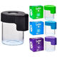 China Air Tight Glass Storage Magnifying Weed Stash Jar Herb Container ...