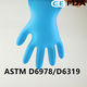 China Chemo Medical Exam Nitrile glove Food safe disposable glove ASTM ...