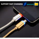Buy Wholesale China Metal Braided Wire Micro LED USB Cables V8 Charging ...