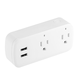 Tuya MINI WIFI Smart Plug US Type 2USB Charging Ports Voice Control ...