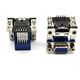 PCB Mount 2 in 1 HDM VGA Connector, VGA HDMI chassis vga hdmi port ...