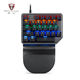 China Motospeed K27 OneHand Gaming Keyboards Rainbow Backlight 27 Keys ...