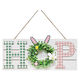 Hop Sign, Rustic Wooden Hanging Easter Front Door Wreaths Decorations ...
