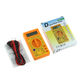 Measuring DC & AC voltage DT830 Pocket Multi Tester Digital Multimeter ...