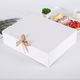 Exquisitely Crafted Cowhide White Cardboard Gift Box Bow Box Macaron ...