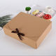 Exquisitely Crafted Cowhide White Cardboard Gift Box Bow Box Macaron ...