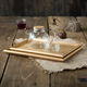 Buy Wholesale China Solid wood beveled edge tray, log color tea tray ...