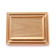Buy Wholesale China Solid wood beveled edge tray, log color tea tray ...