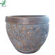 Buy Wholesale Vietnam Modern Ceramic Embossed Decorative Planter Flower ...