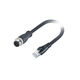 Buy Wholesale China M12 D Code Male Connector To Rj45 Male Assembly ...