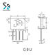 Buy Wholesale China Shikues Factory Price For Bridge Rectifier Gbu8k ...